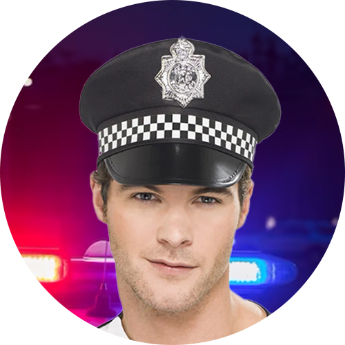 Shop Police Hats | Police Costume Accessories| Mega Fancy Dress – Mega ...