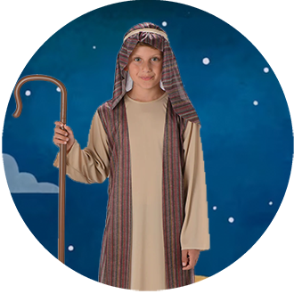 Shop Shepherd Nativity Costumes for Adults & Kids | Mega Fancy Dress – Mega Fancy Dress UK