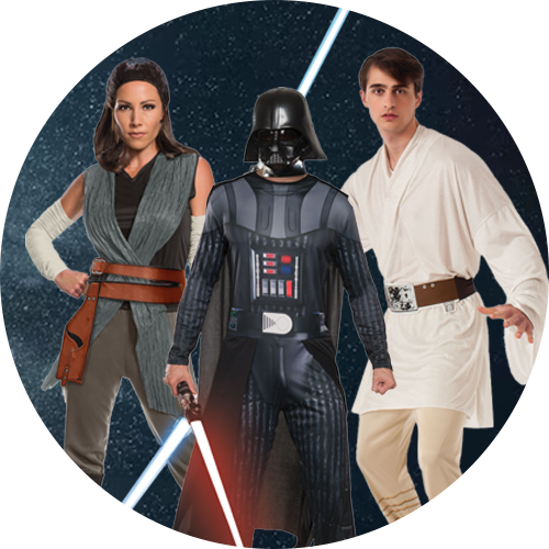 Shop Licensed Adults Star Wars Character Costumes | Mega Fancy Dress ...