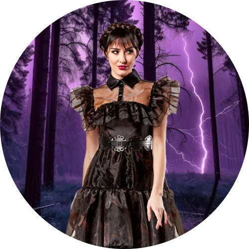 Shop Wednesday Addams Dresses & Costumes | Mega Fancy Dress – Mega ...