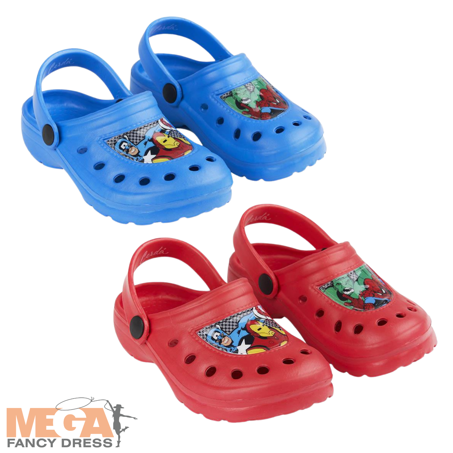 Licensed Marvel Avengers Clogs – Mega Fancy Dress UK