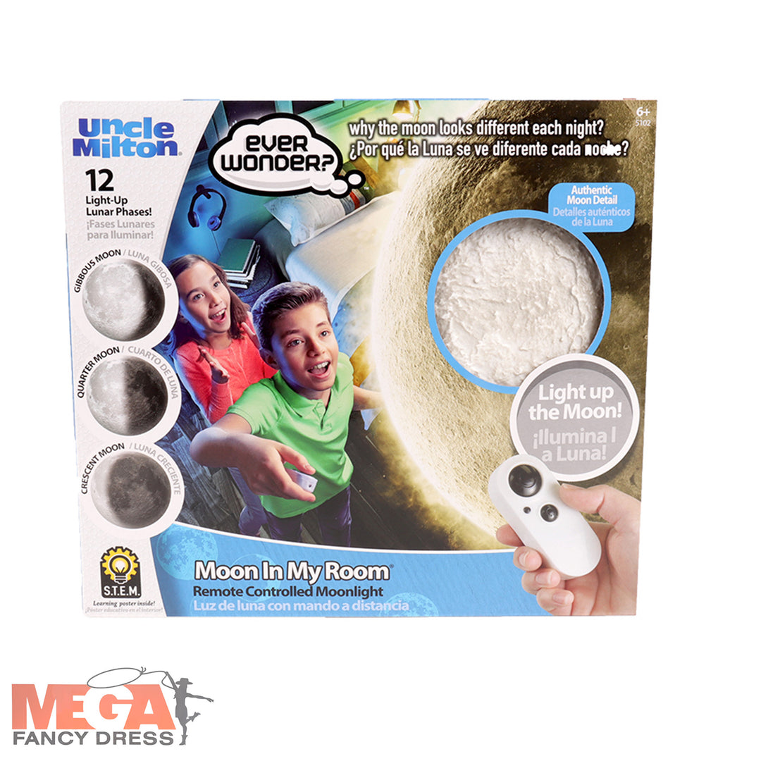 Moon In My Room Kids Educational Solar System Toy Night Light Science – Mega Fancy Dress UK