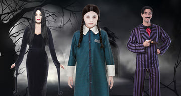 Addams Family Halloween Costumes | Mega Fancy Dress – Mega Fancy Dress UK
