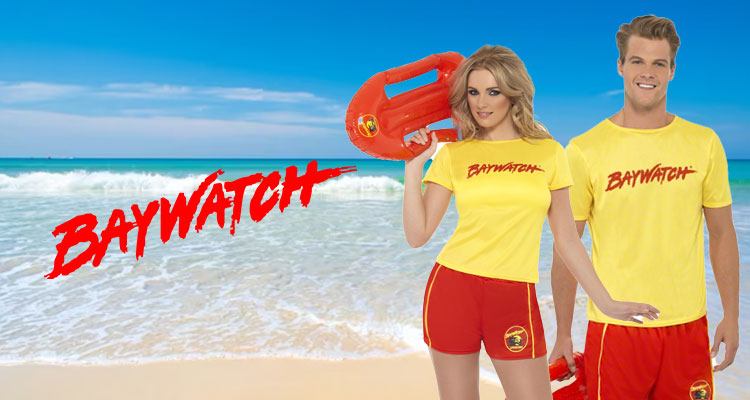 Shop Baywatch Lifeguard Costumes | Mega Fancy Dress – Mega Fancy Dress UK