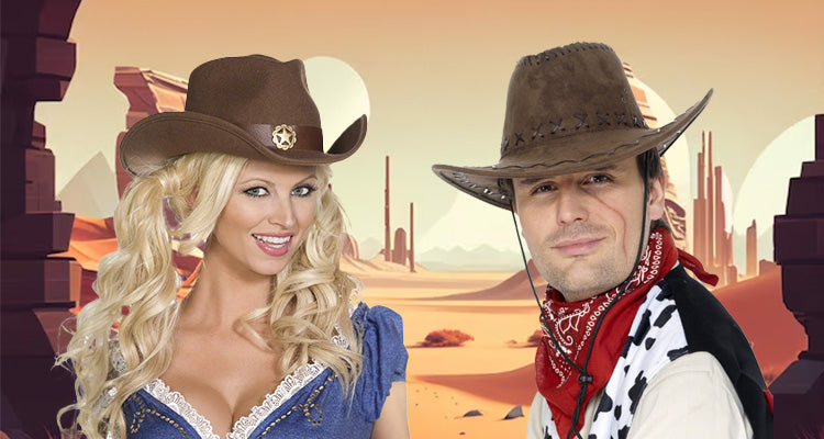 Shop Cowboy & Cowgirl Hats | Mega Fancy Dress – Mega Fancy Dress UK