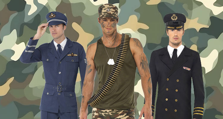 Shop Men's Army & Military Costumes | Mega Fancy Dress – Mega Fancy ...