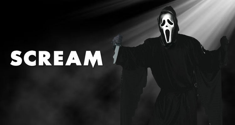 Shop Licensed Scream GhostFace Halloween Costumes | Mega Fancy Dress ...