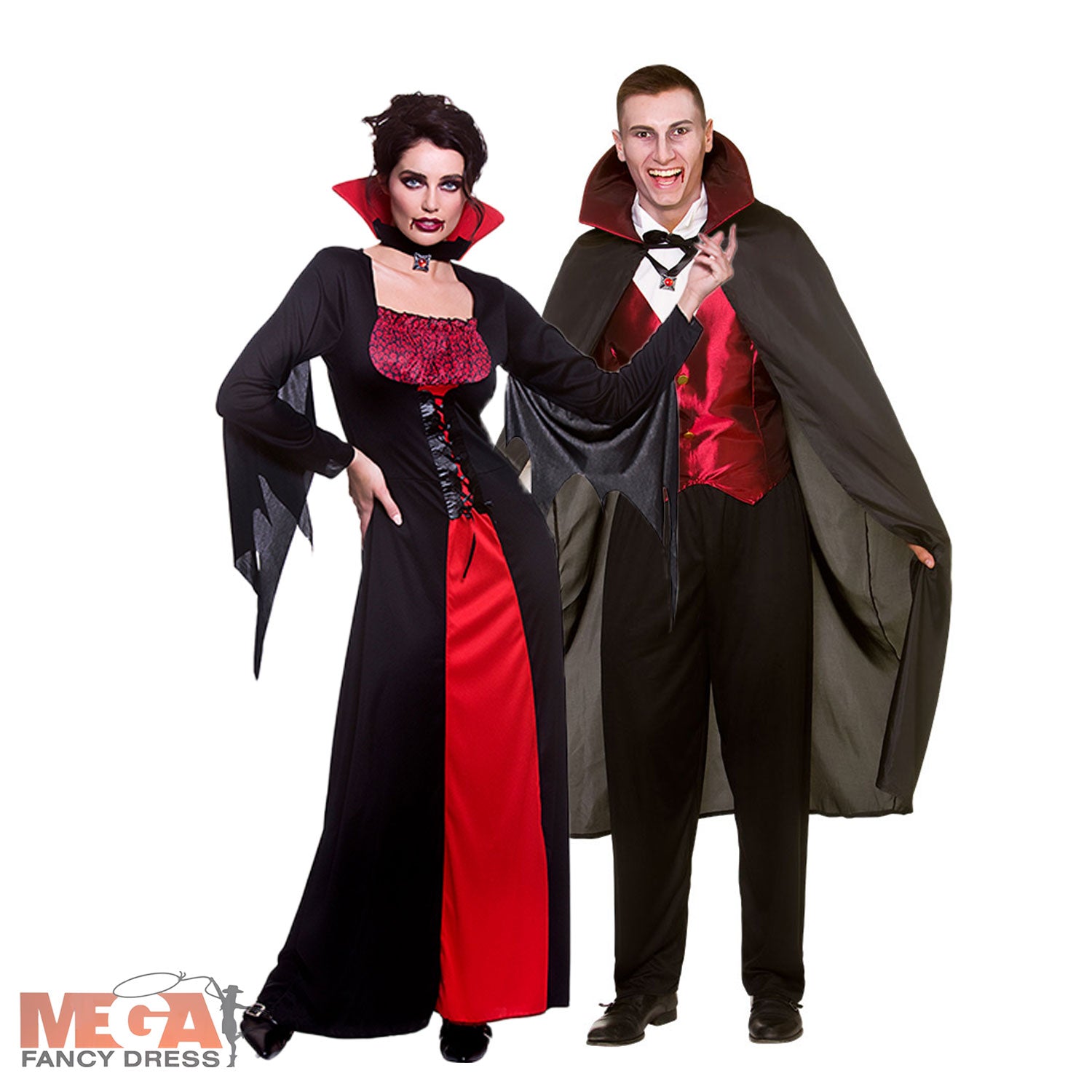 Vampire Couples Costume | Mega Fancy Dress – Mega Fancy Dress UK