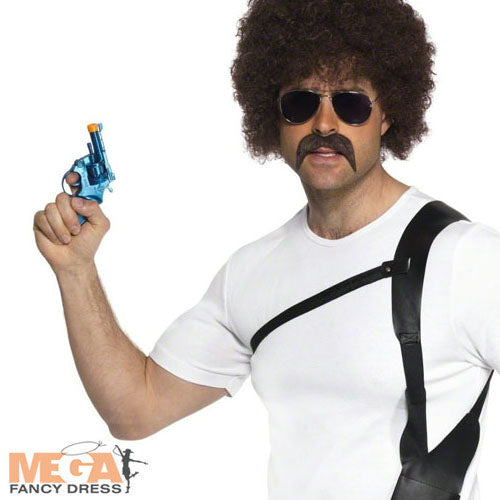 Leather Look Shoulder Gun Holster Costume – Mega Fancy Dress UK