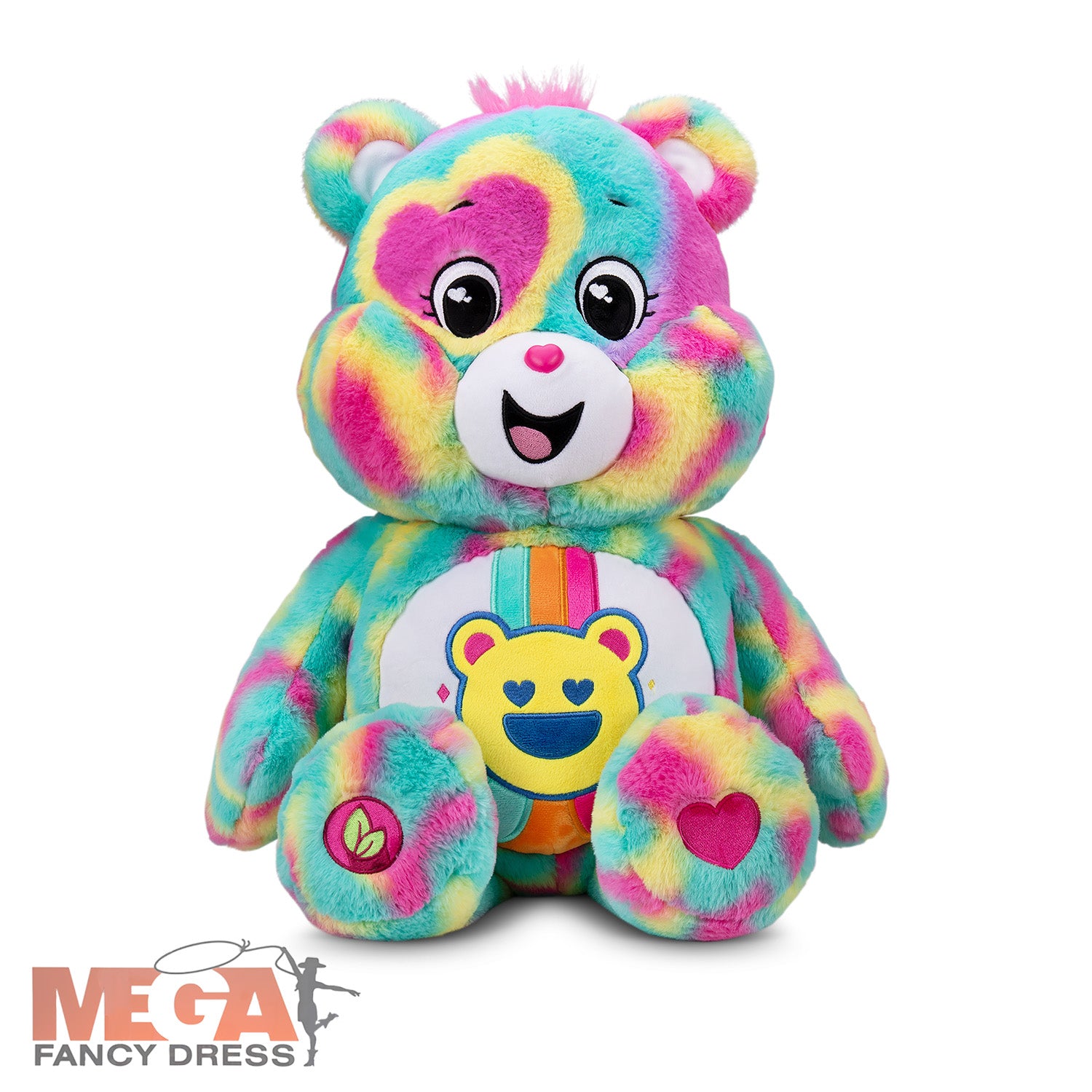 Care Bears 60cm Jumbo Good Vibes Bear – Mega Fancy Dress UK