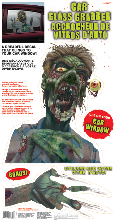 Shop Car Window Grabber Scary Decoration | Mega Fancy Dress – Mega ...