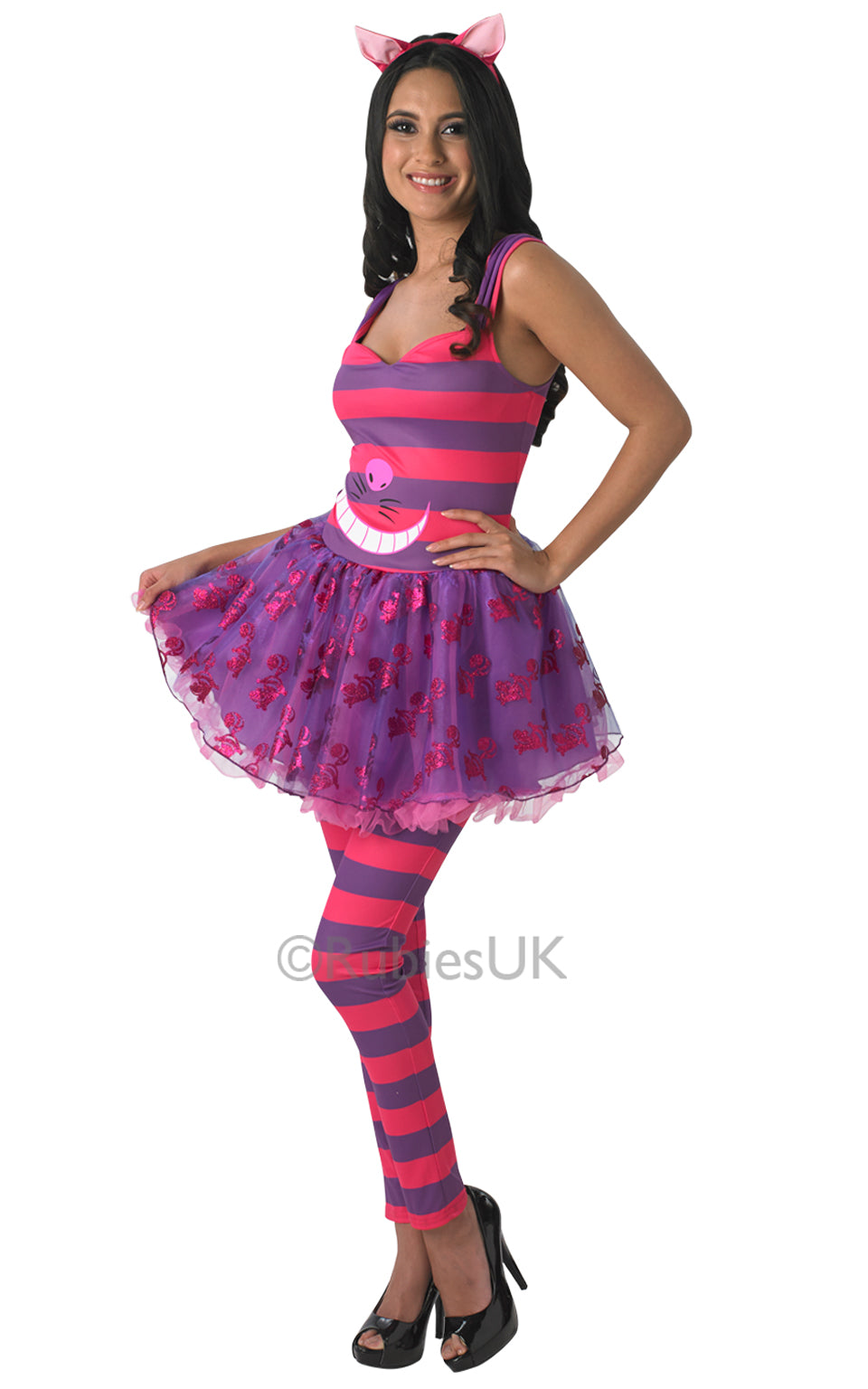 Shop Sassy Cheshire Cat Alice in Wonderland Costume | Mega Fancy Dress ...