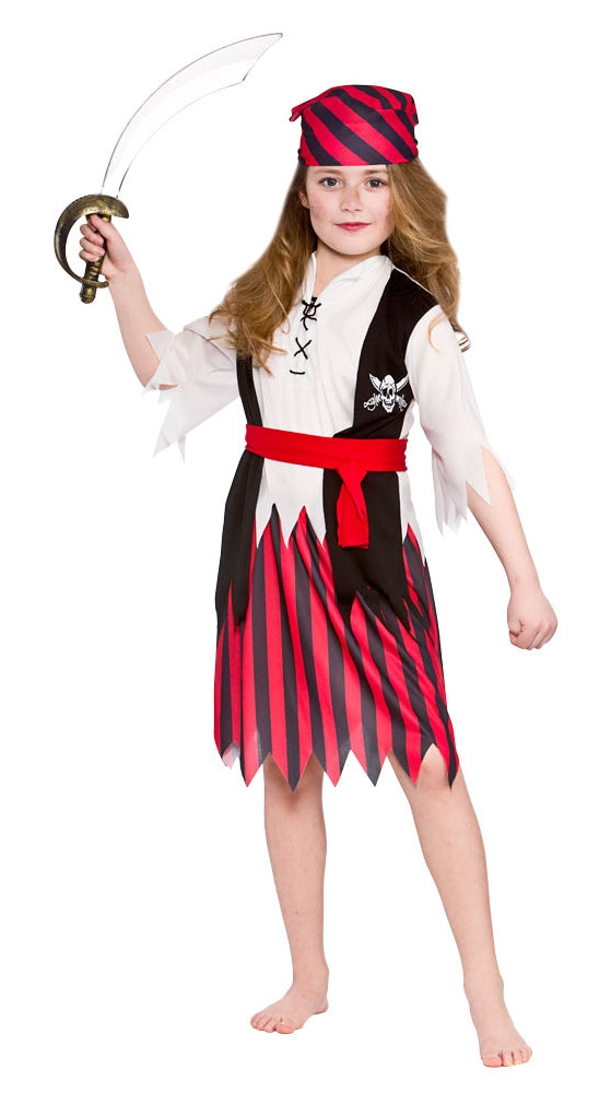 Shop Shipwreck Pirate Adventure Girls Costume | Mega Fancy Dress – Mega ...