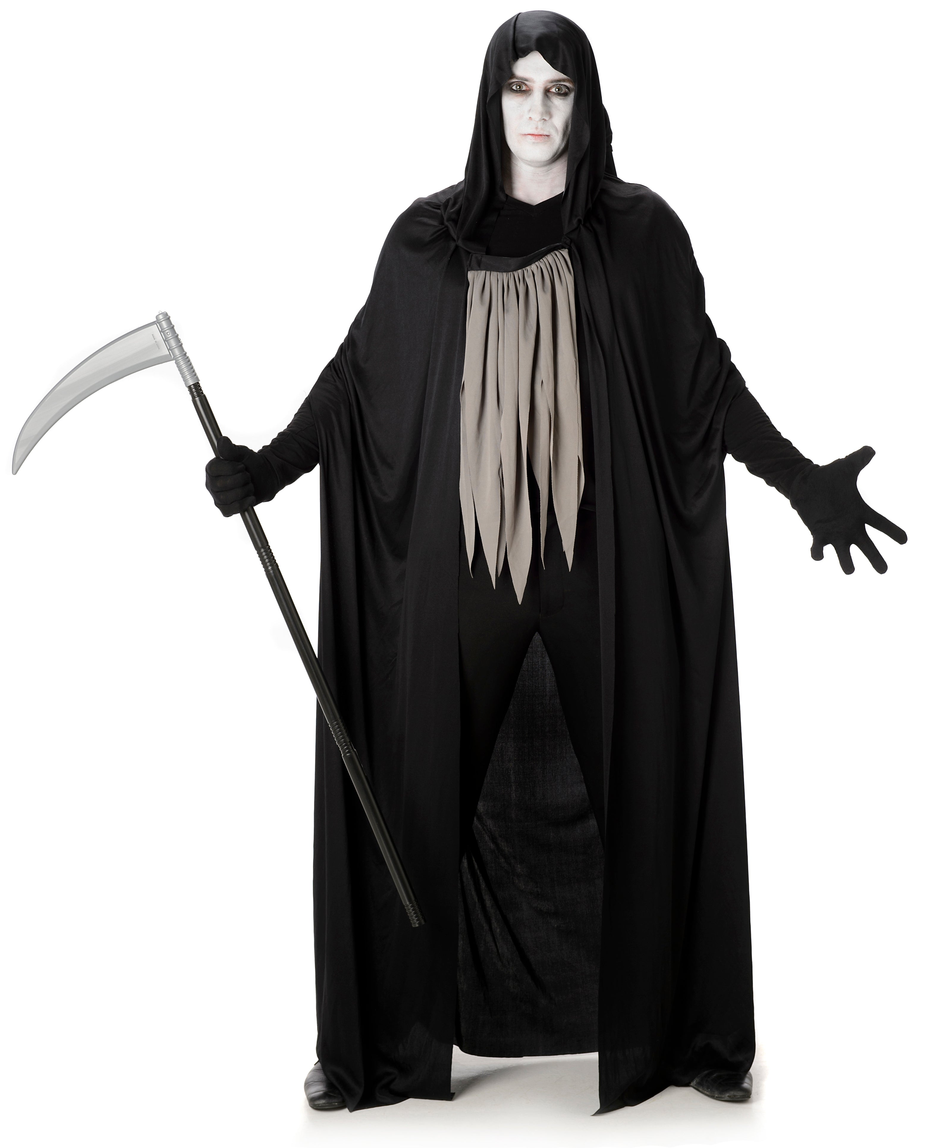 Shop Dark Grim Reaper Mens Costume Horror Fancy Dress | Mega Fancy ...
