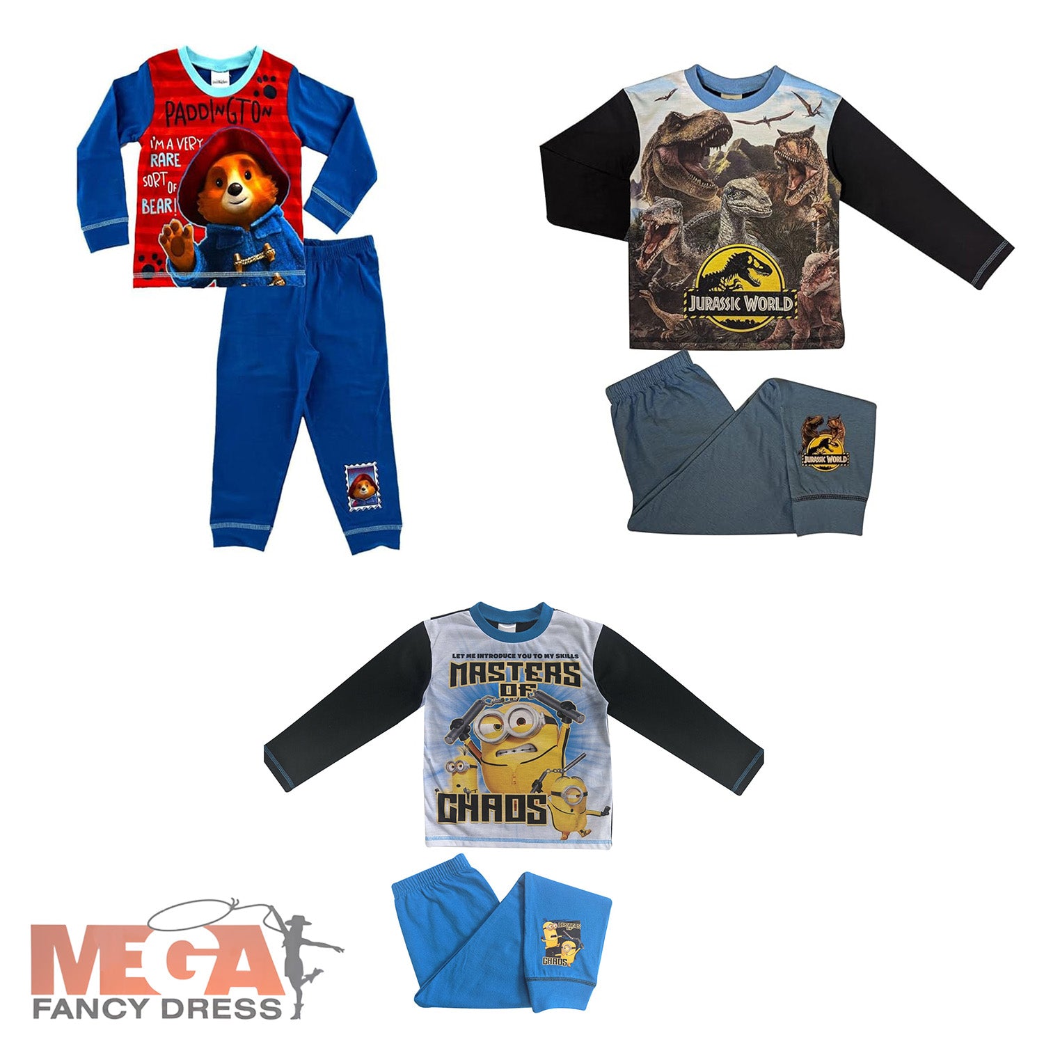 Official Boys Movie Character Pyjamas – Mega Fancy Dress UK