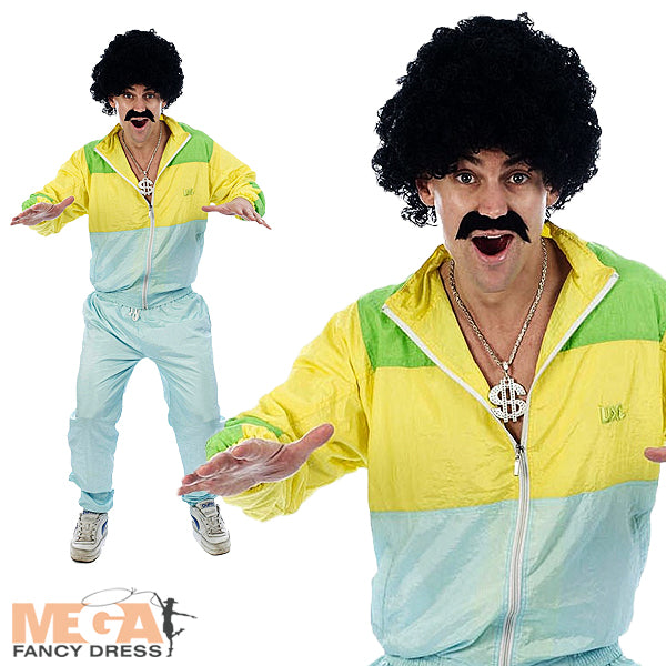 80s Shellsuit Scouser Costume Retro Liverpool Outfit – Mega Fancy Dress