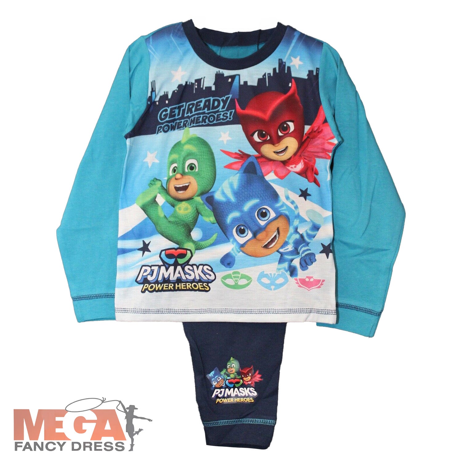 Official Boys PJ Masks Superhero Pyjamas – Mega Fancy Dress UK