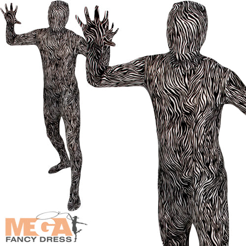 Zebra Print Skinz Suit – Mega Fancy Dress